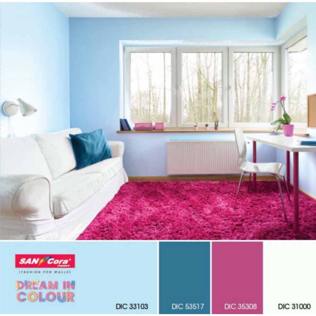SANCORA INTERIOR & EXTERIOR WALL EMULSION PAINT 5 LITER Dream In ...