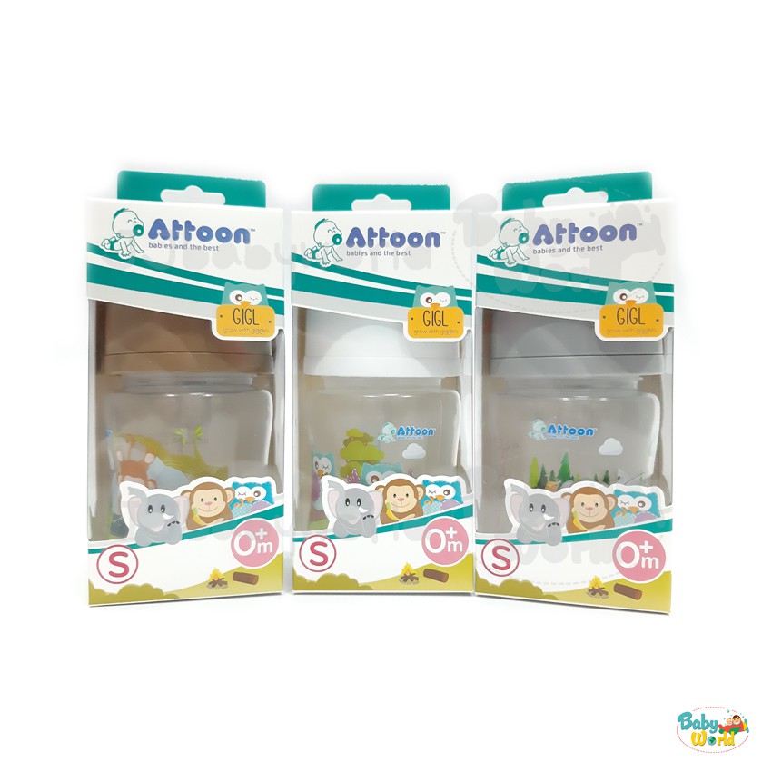 Attoon Wide Neck Bottle 4oz | Shopee Malaysia