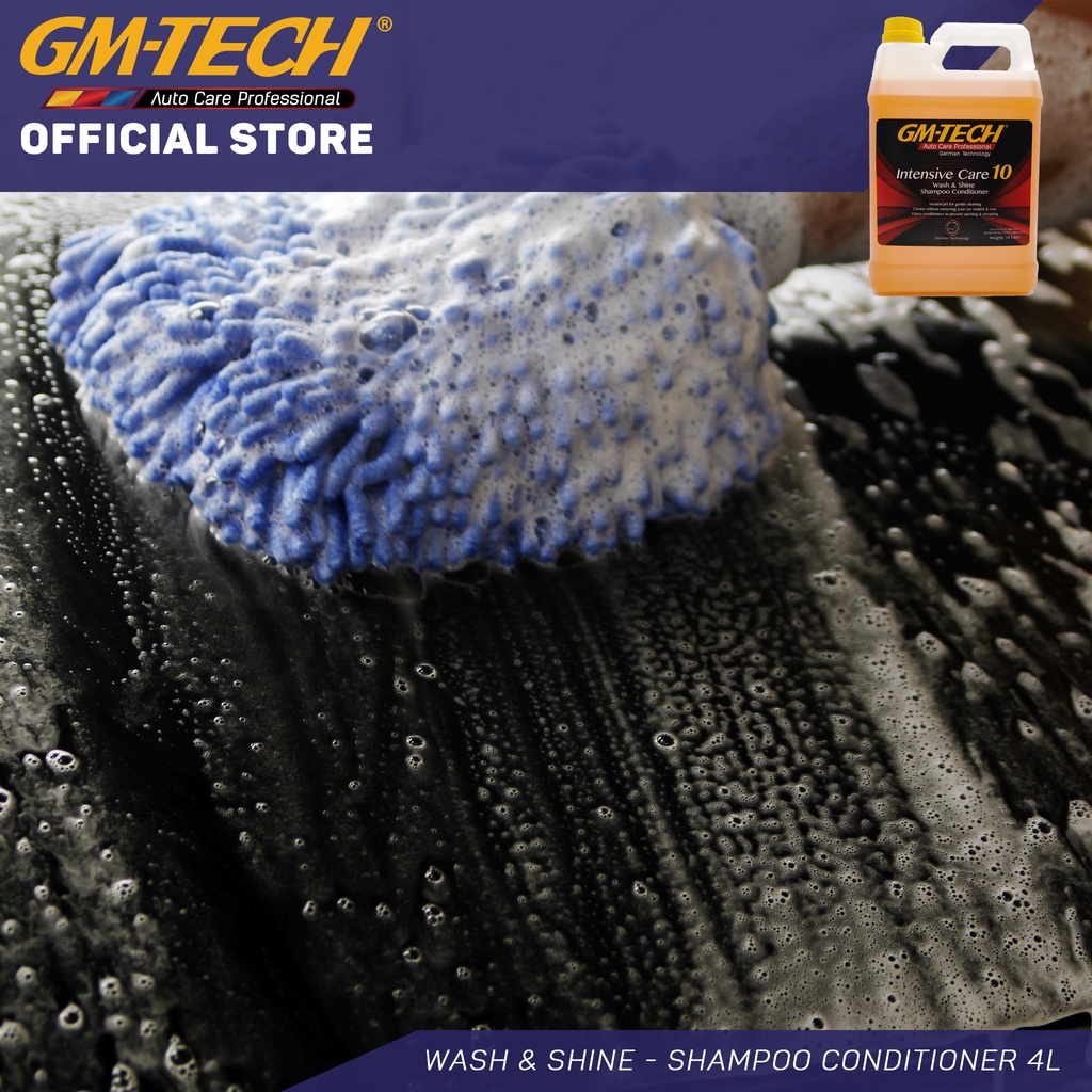 GM-TECH Wash & Shine Shampoo Car Conditioner(4L) | Shopee Malaysia