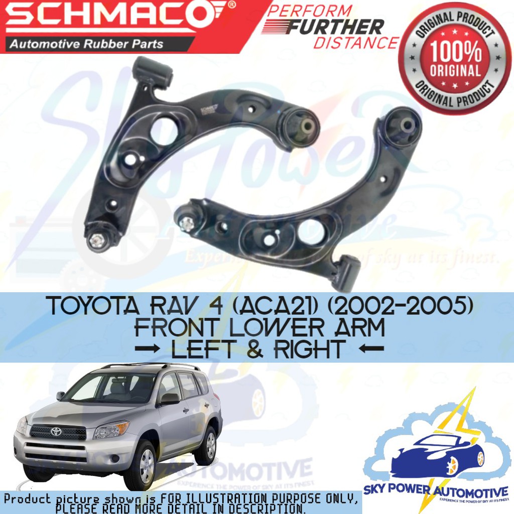 TOYOTA RAV 4 (ACA21) (2002-2005) SCHMACO LOWER ARM (FRONT LEFT & RIGHT ...