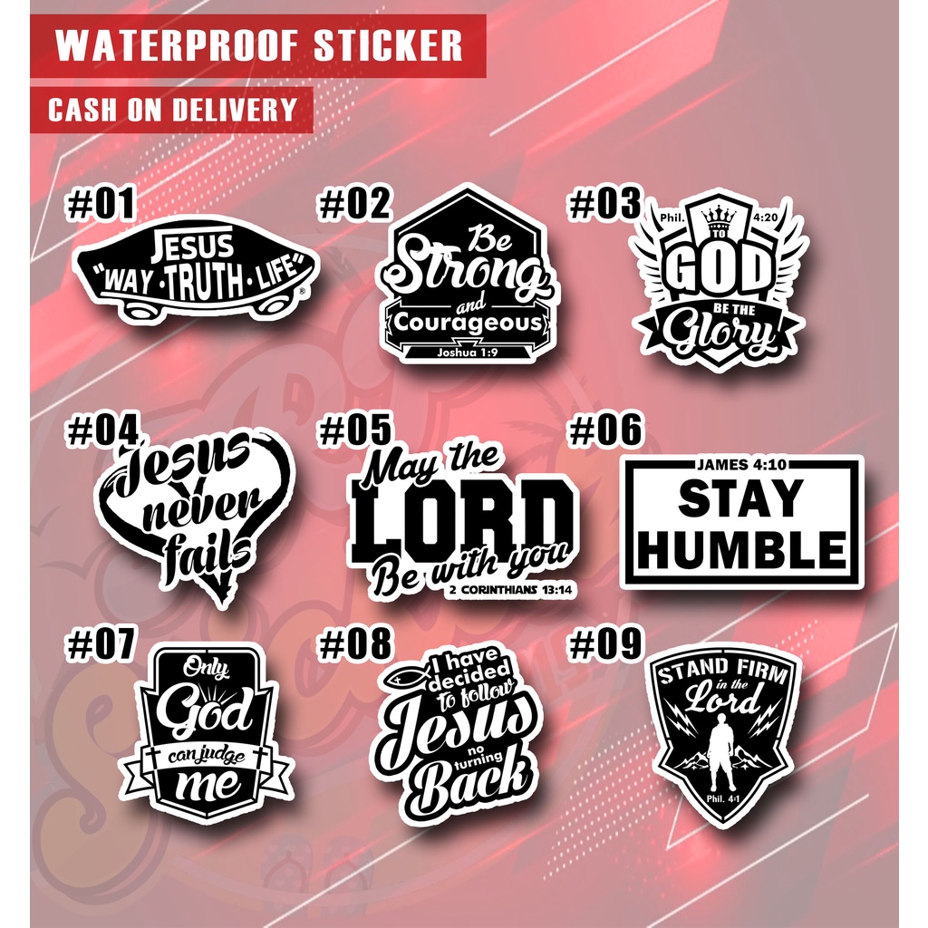 Bible Verse, Team Jesus | Vinyl | JRP Stickaz | Shopee Malaysia