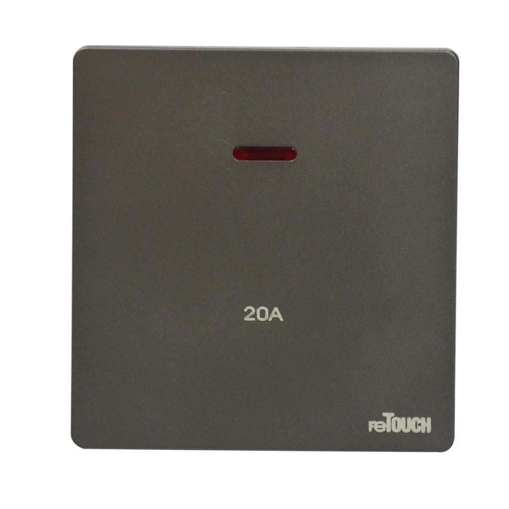 reTouch Ultra Rimless (Ultra 20A Double Pole Switch C/W Neon) | Shopee ...