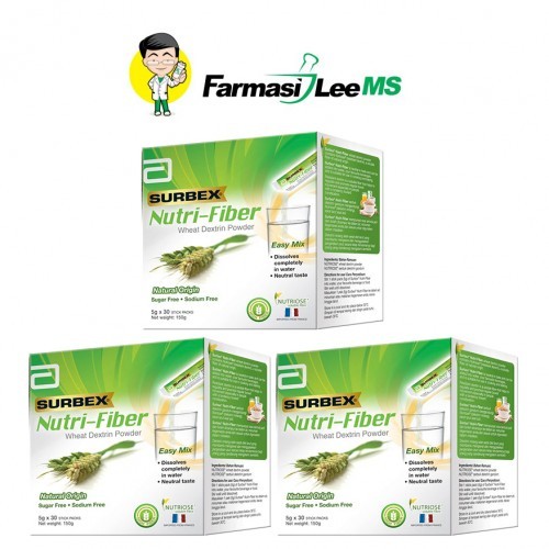 Surbex Nutri Fiber (5g x 30's/3 Boxes) | Shopee Malaysia