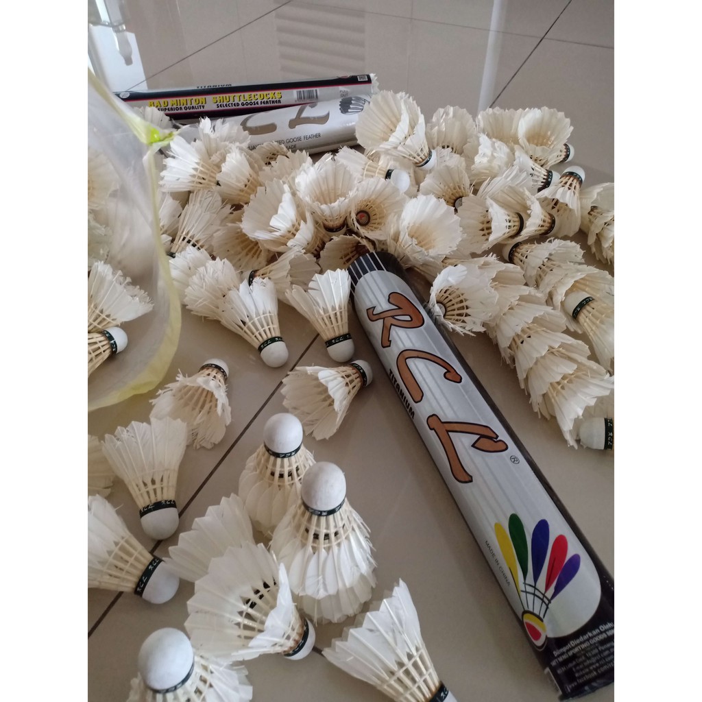 [Ready Stock!!!] Second Hand RCL Badminton Shuttlecock Original (While ...