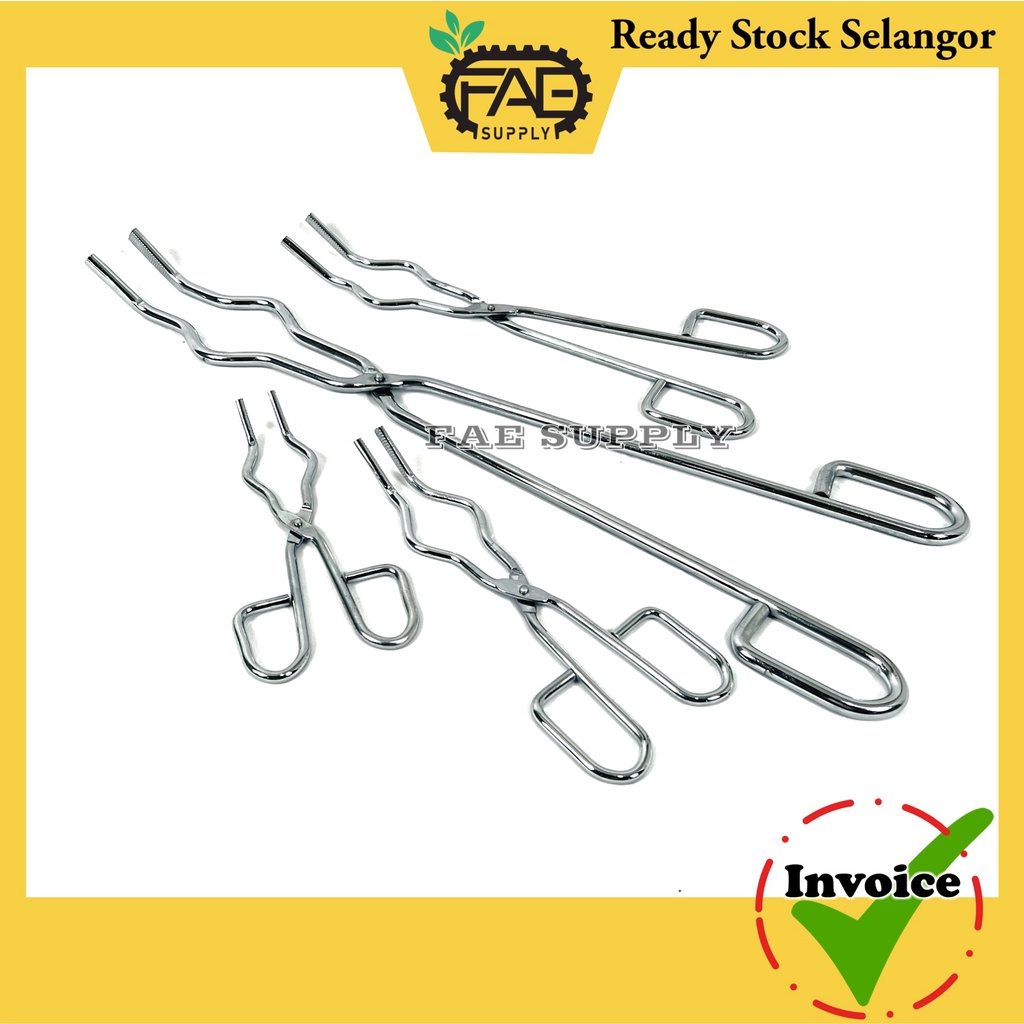 Crucible Tong Heavy Duty Iron Wire Chrome Plated Plier Holder | Shopee ...