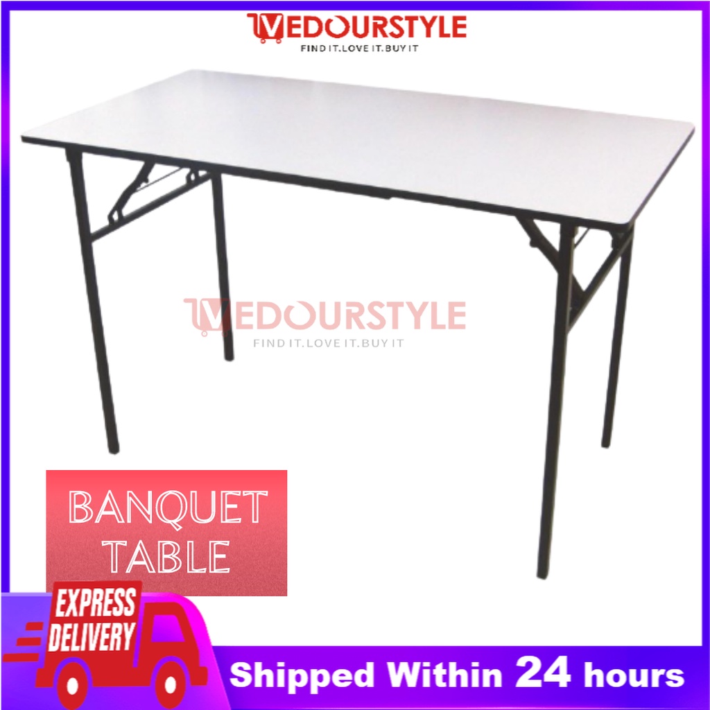 🇲🇾READY STOCK🇲🇾 VEDOURSTYLE Banquet Table/Folding Table/Catering / Hall ...