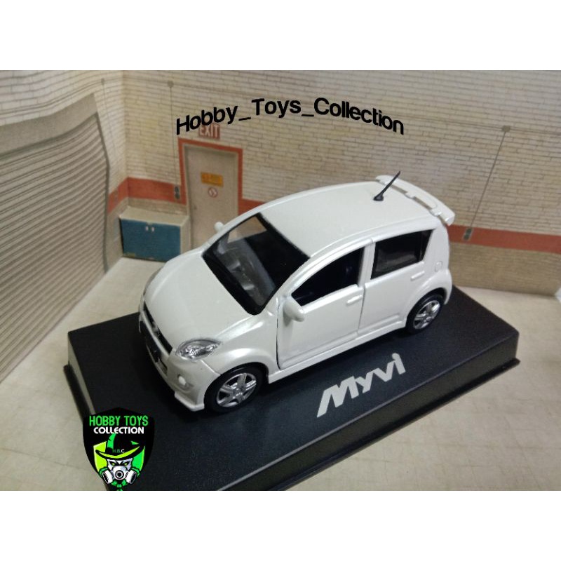 DIECAST KERETA REPLICA PERODUA MYVI PUTIH | Shopee Malaysia