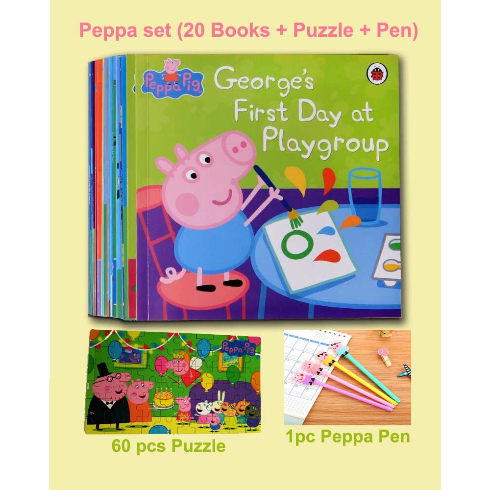 Peppa pig book - 20 books English Storybook picture books | Buku Gambar ...