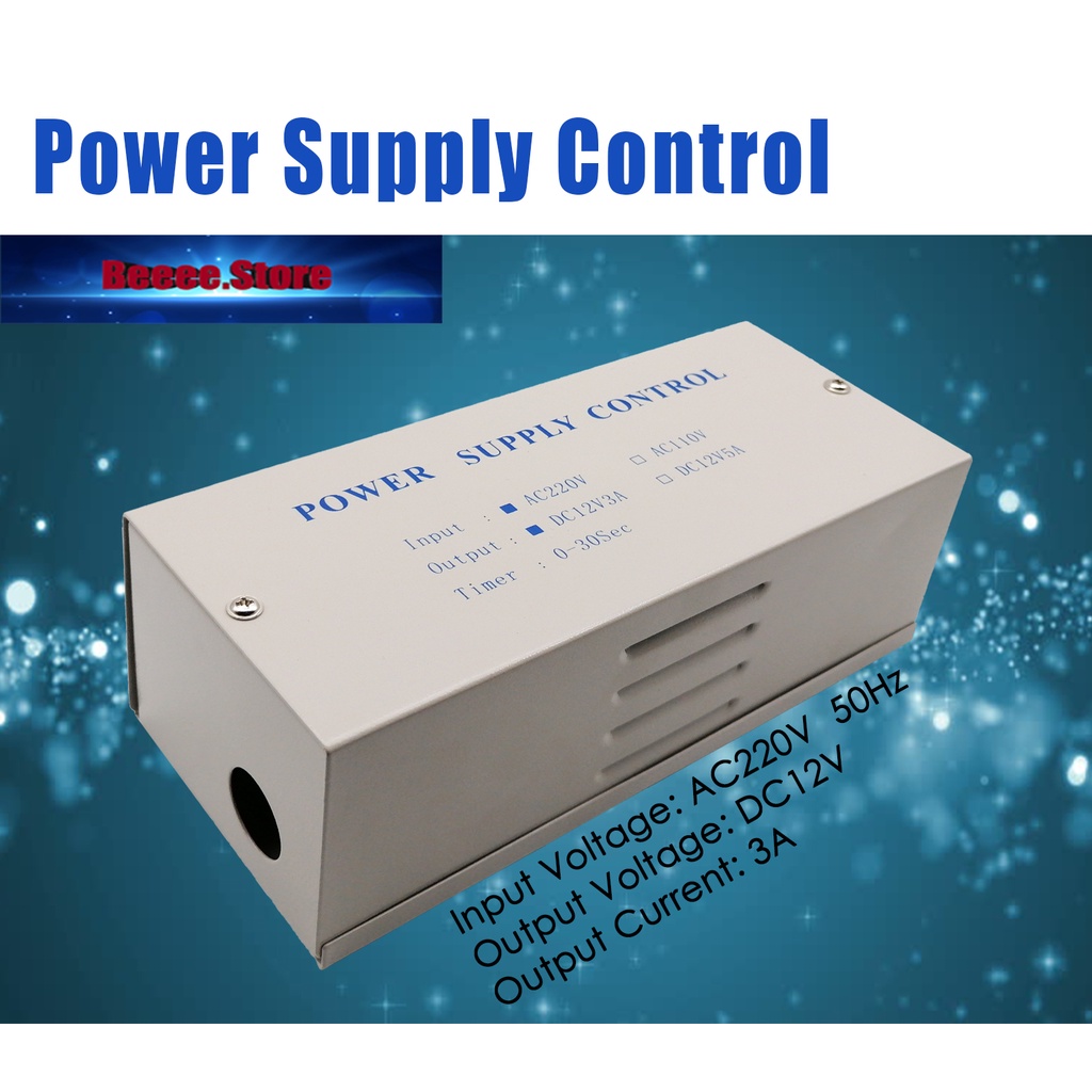 12V 3A Power Supply Control for Door Access Control System Controller ...