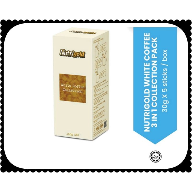 🇲🇾🦋Ready Stock Nutrigold Instant 3 in 1 Coffee Collection Box 1box ...