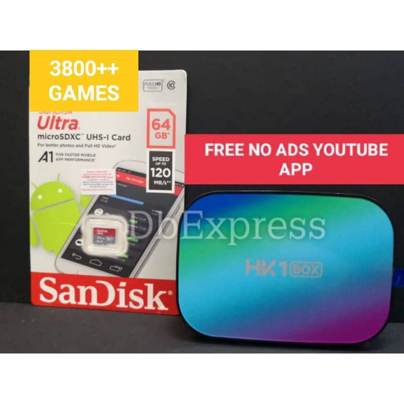 Super HK1 Emuelec GAMES TV BOX PS1,PSP,NINTENDO DS,N64,NES,SNES,ARCADE ...