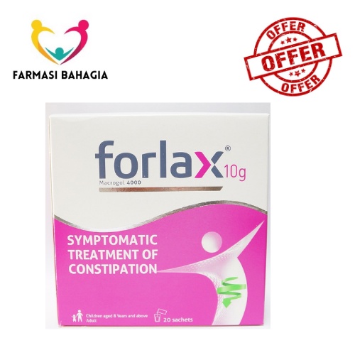 [ Exp 10/2025 ] FORLAX POWDER 10G 20'S - For Relief of Constipation ...