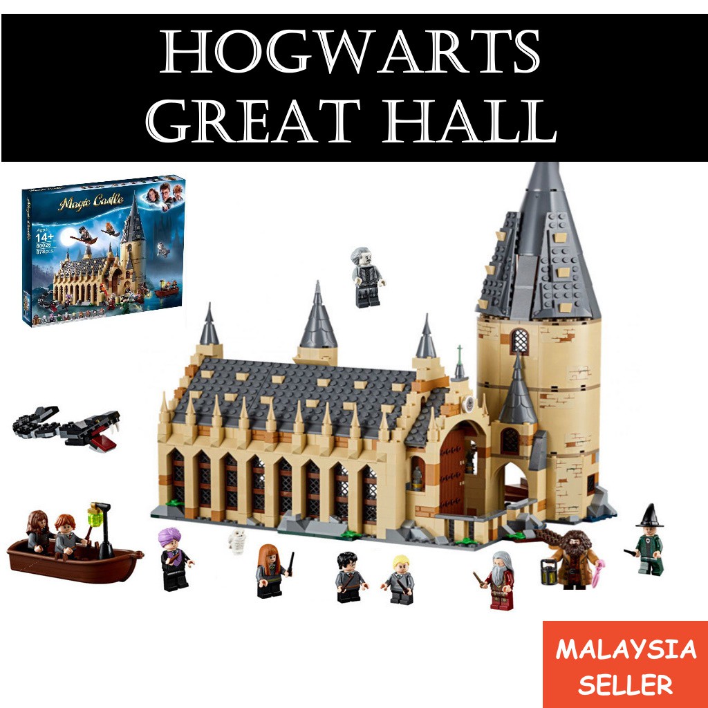 Harry Potter Hogwarts Great Hall Building Block | Shopee Malaysia