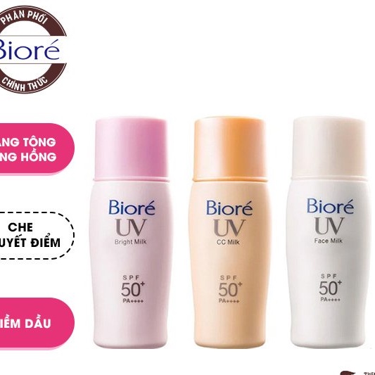 Biore UV Milk Sunscreen SPF 50+/PA+++ 30ml | Shopee Malaysia