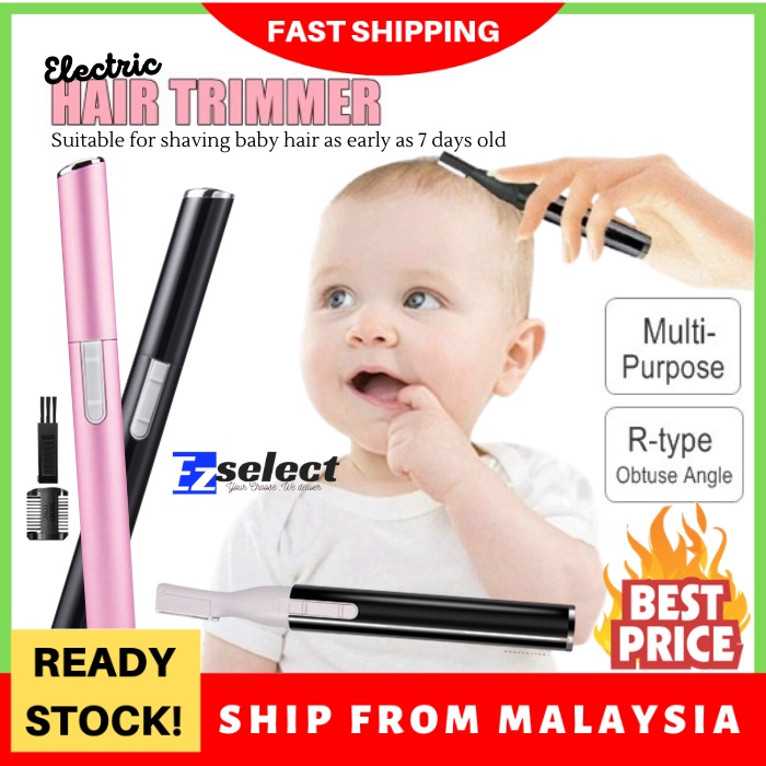 🔥Hot Item🔥 Hair Trimmer For Babies Thin Hair/ Pencukur Rambut Halus ...