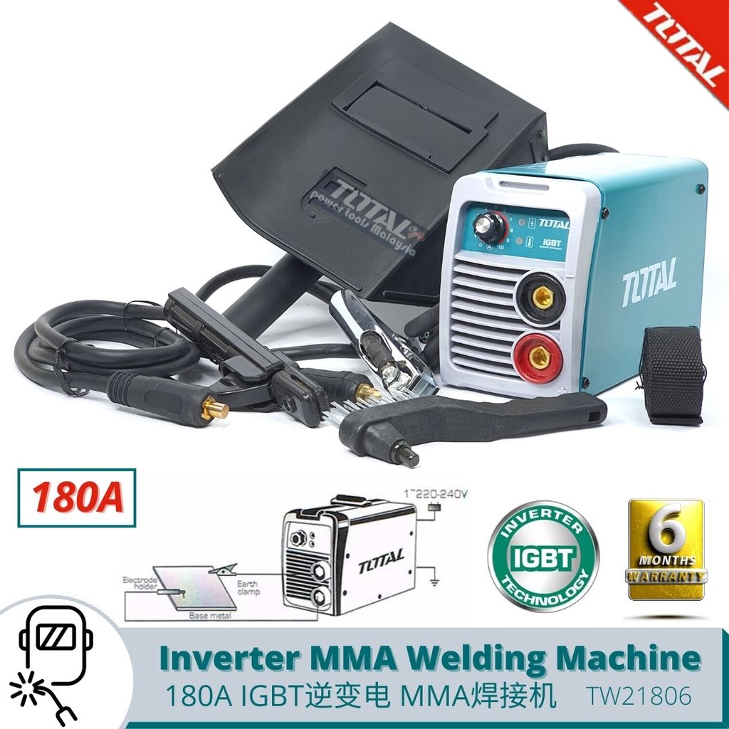 TOTAL 180A Inverter MMA Welding Machine IGBT 逆变电 MMA 焊接机 - TW21806 ...