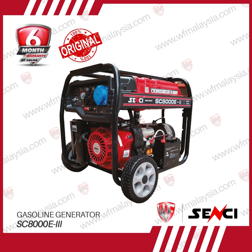 Senci SC8000E-III 14HP 7.0Kva 4-Stroke Gasoline Generator Not Included ...