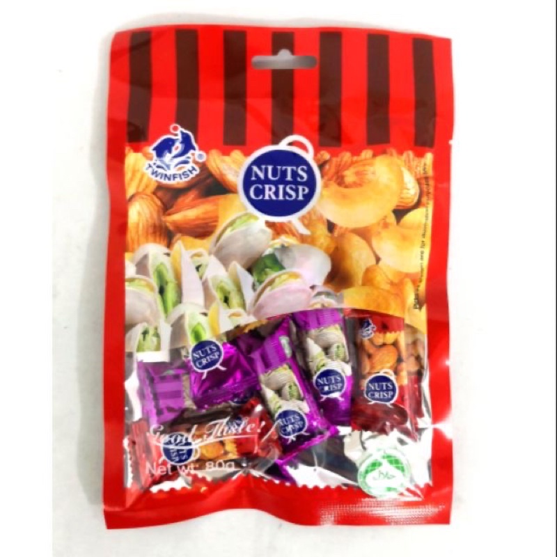 Twinfish Nut Crisp 500g peanut candy / Kacang Tumbuk (+-50pcs) | Shopee Malaysia