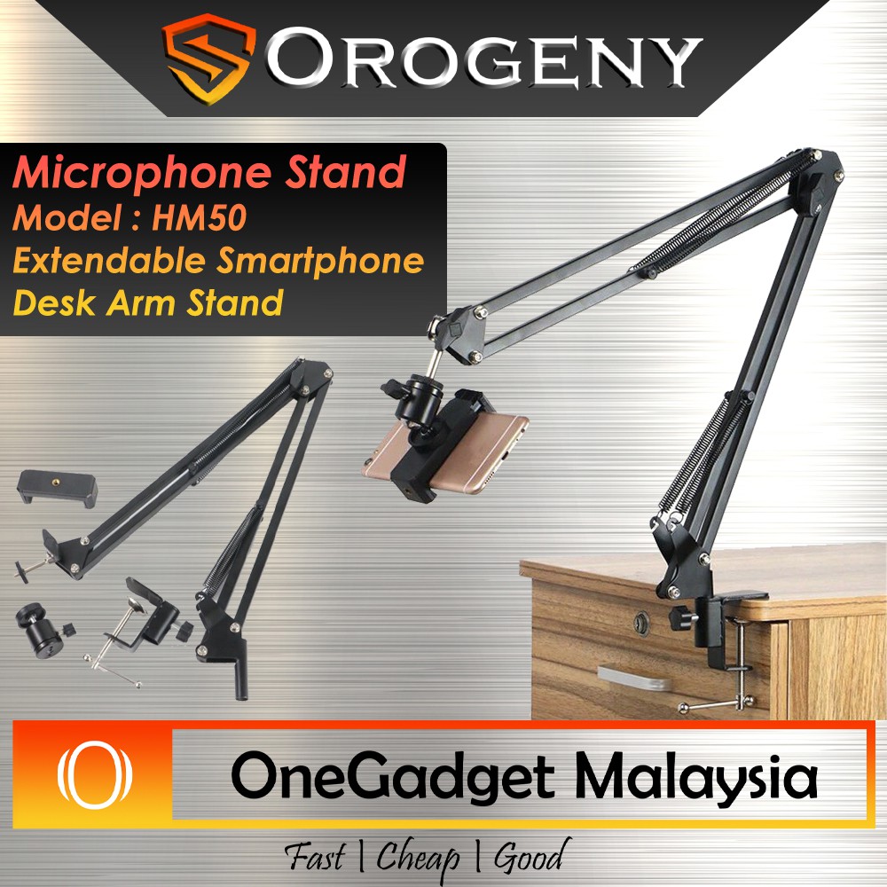 Orogeny Extendable Smartphone Handphone Suspension DJ Boom Scissor Arm ...