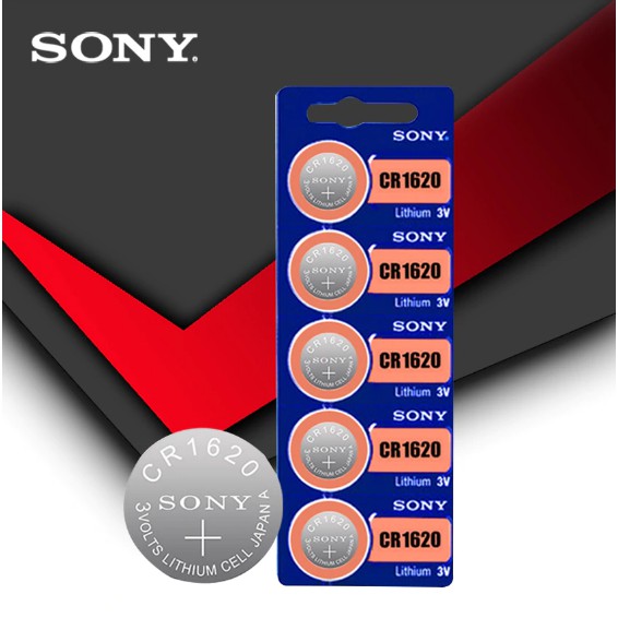 【READY STOCK】Sony CR1620 Button Cell Battery For Watch Car Remote Key ...