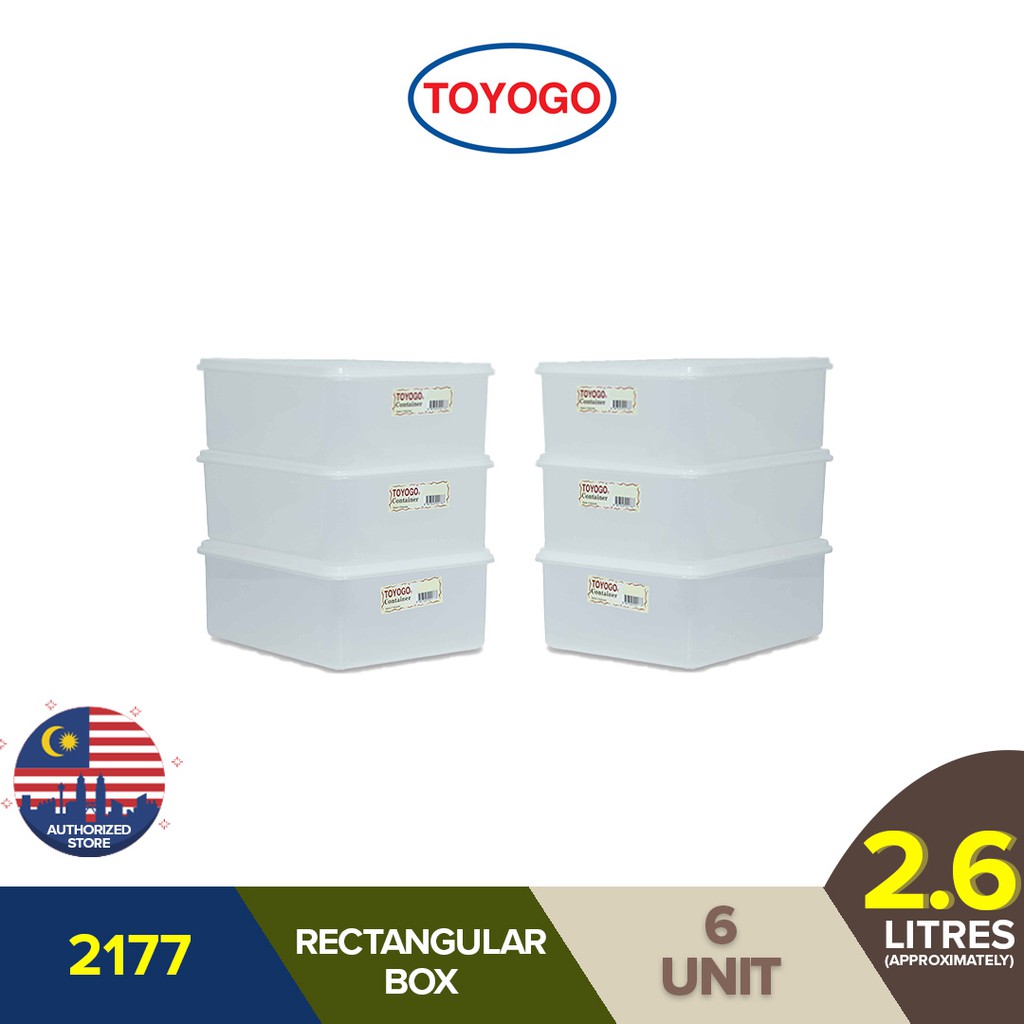 TOYOGO Microwavable and Freezer Food Storage Container - Translucent ...