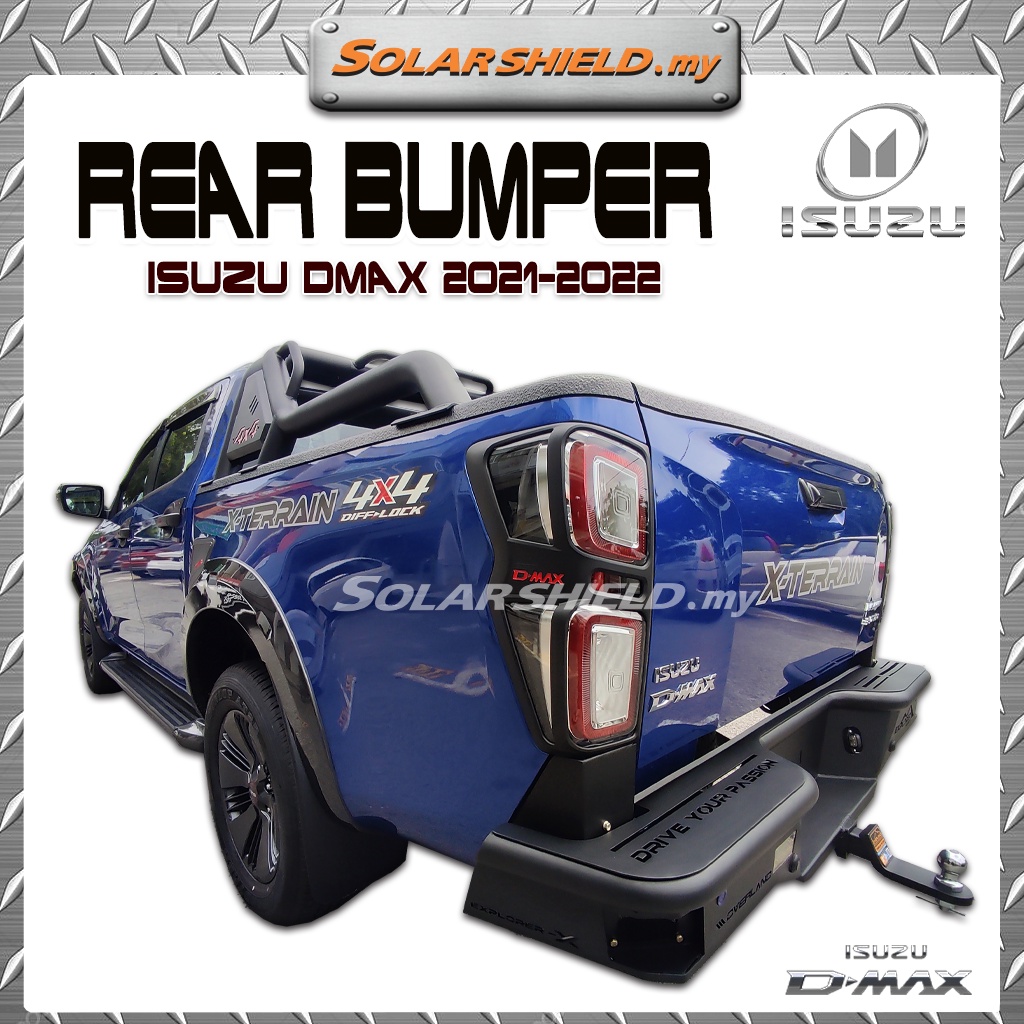 Isuzu DMax 2020-2022 Overland Rear Bumper 4X4 Rear Bumper 4X4 Bumper ...