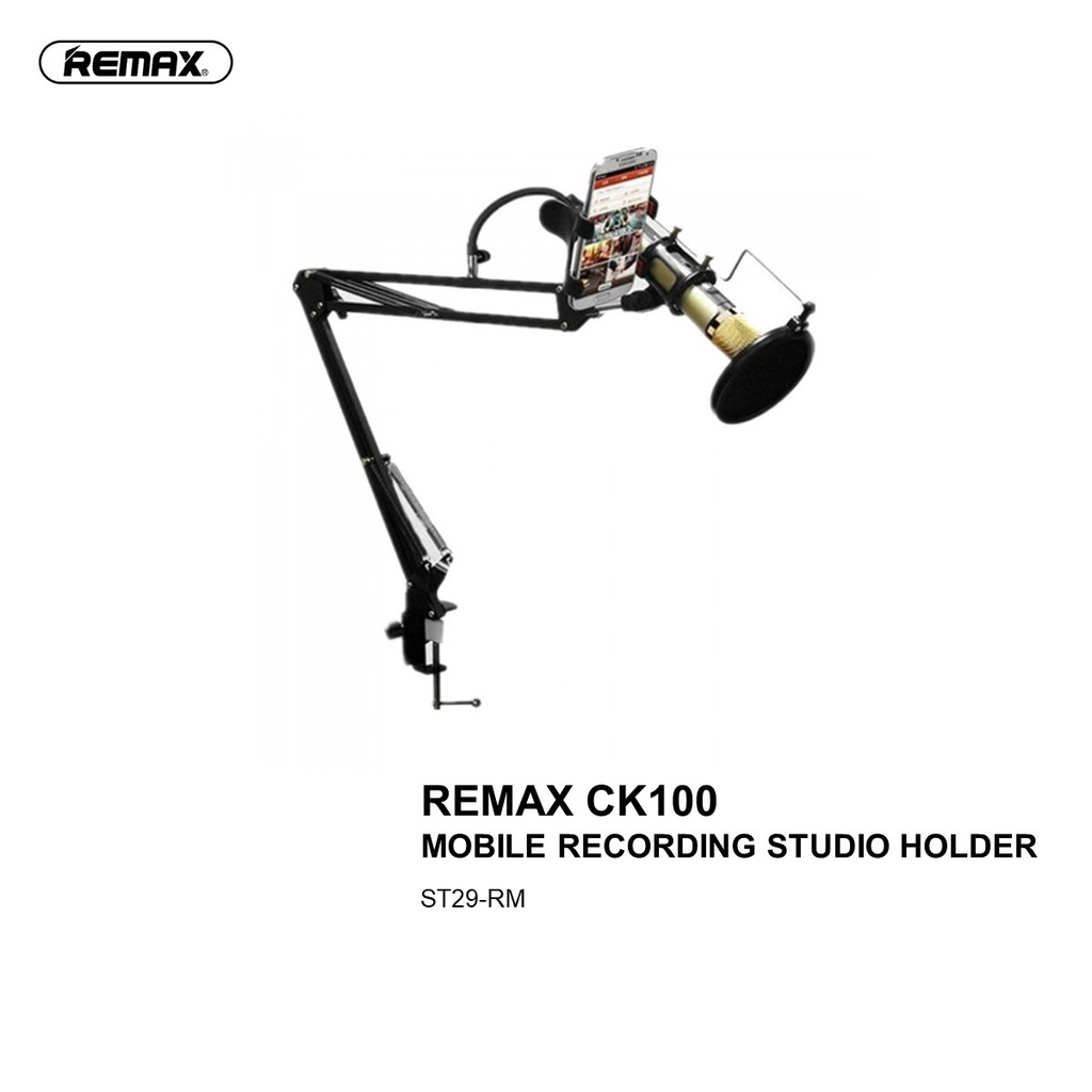 REMAX CK100 MOBILE RECORDING STUDIO HOLDER | Shopee Malaysia
