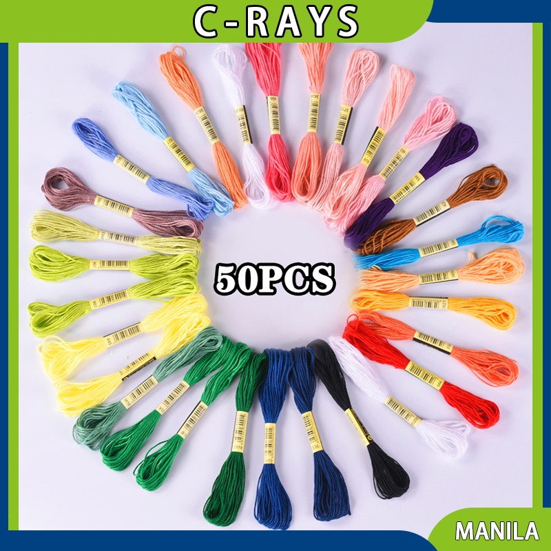 50 colors Embroidery Thread Dmc Thread Cross Stitch Thread DIY ...