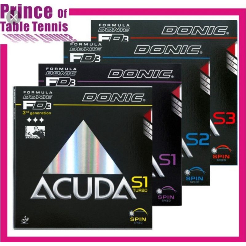 Donic Acuda Series ( S1, S1 Turbo, S2, S3, Baracuda ) | Shopee Malaysia