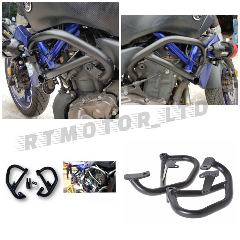 YAMAHA MT07 V1 V2 V3 CRASH BAR / ENGINE GUARD / BODY GUARD MT-07 TEPI ...