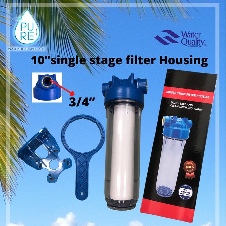 𝐌𝐀𝐗 𝟖 𝐁𝐚𝐫 3/4" Housing Water Filter Indoor / Outdoor with 10" PP ...