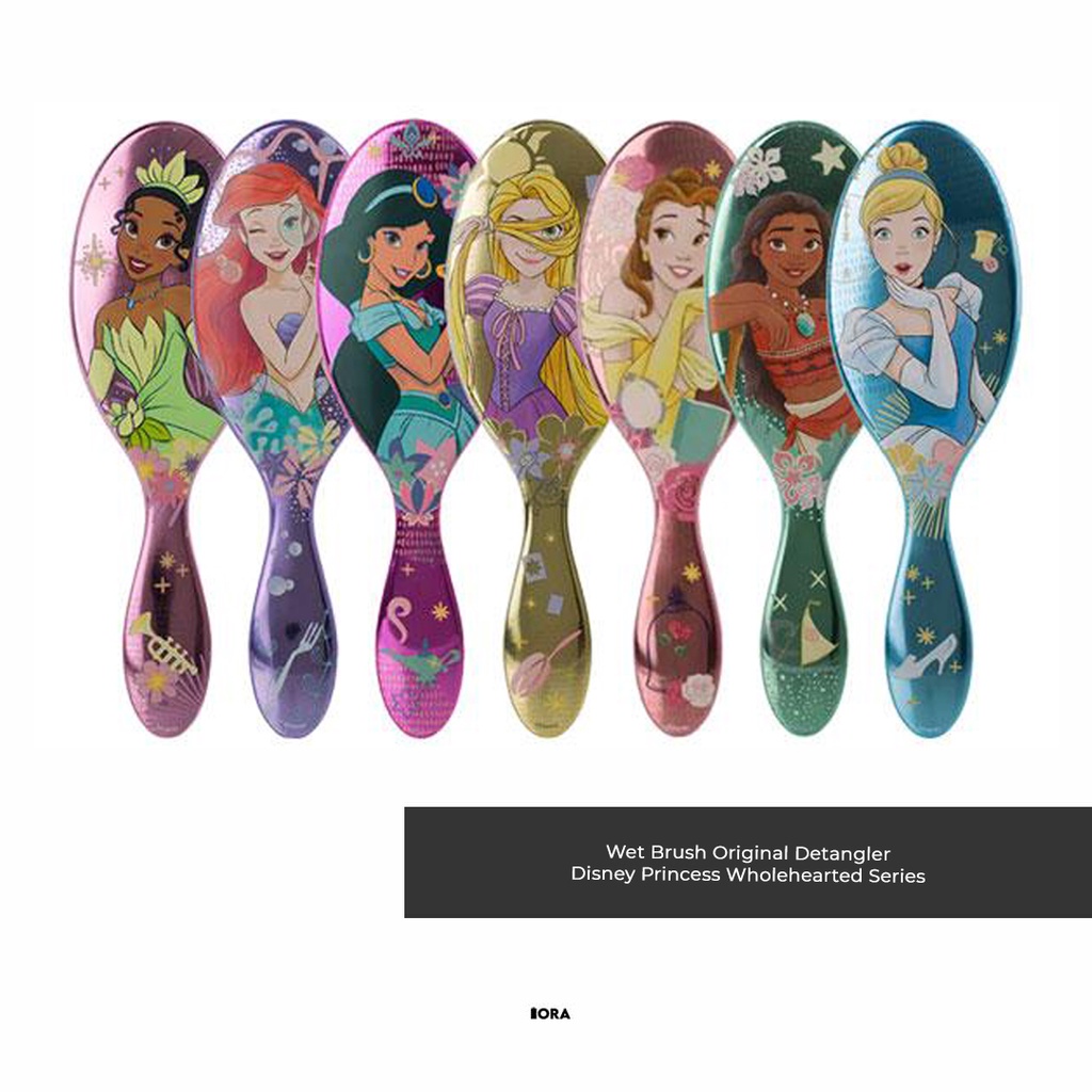 Wet Brush Detangler Disney Princess - Rapunzel Silver WB3094 | Shopee ...