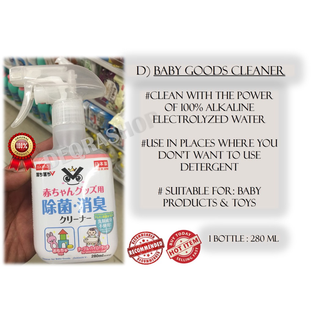 Ready Stock!!!🔥🔥Daiso BABY GOODS CLEANER Easy Cleaner 280ml🔥VIRAL ...