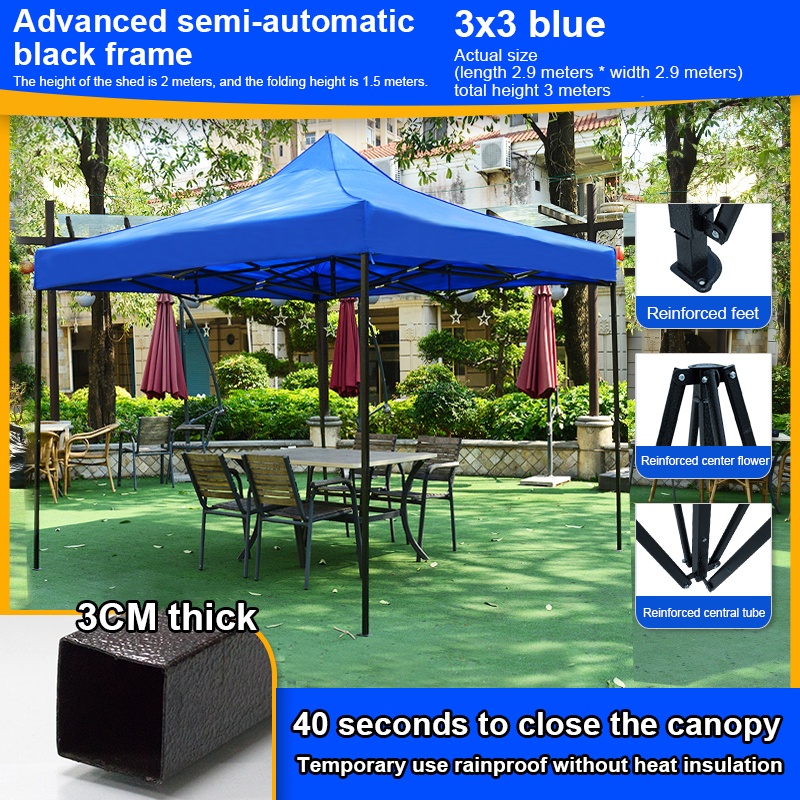 Night Market Canopy 10x10 Ft Camping Tent 3x3m Payung Niaga Canopy ...