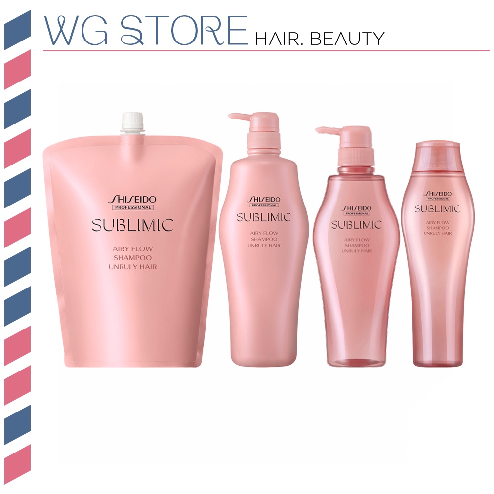 SHISEIDO SUBLIMIC AIRY FLOW SHAMPOO (UNRULY HAIR) - 250ml/500ml/1000ml/1800ml | Shopee Malaysia