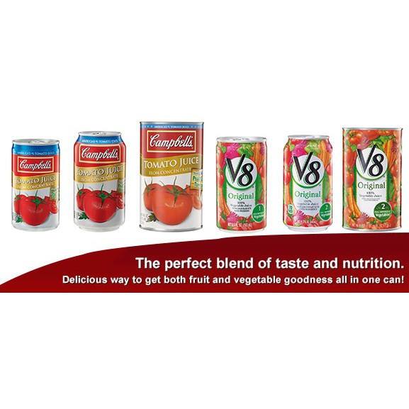 Campbell’s Tomato Juice / V8 Original Vegetable Juice import organic ...