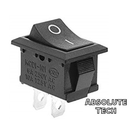 Arduino KCD1-101 Rocker Switch Button 2Pin ON/OFF power Switch | Shopee ...