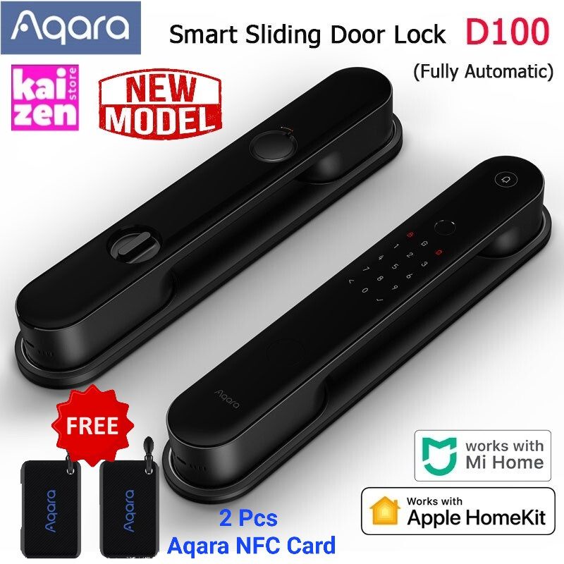 💖KAIZEN STORE SALE💖AQARA D100 Automatic Smart Door Lock Anti-Theft Password Remote Fingerprint ...
