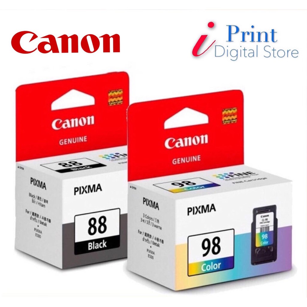 Canon PG 88 / CL 98 ORIGINAL INK CARTRIDGE FOR E500,510,600,610 [100% ...
