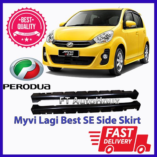 Perodua Myvi Lagi Best SE/ Icon Side Skirt (NEW/ BARU) | Shopee Malaysia