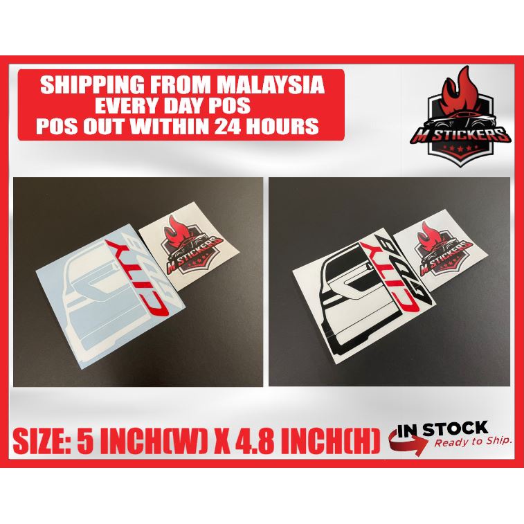 HONDA CITY GD8 CAR STICKER 2002-2004 KERETA STICKERS | Shopee Malaysia