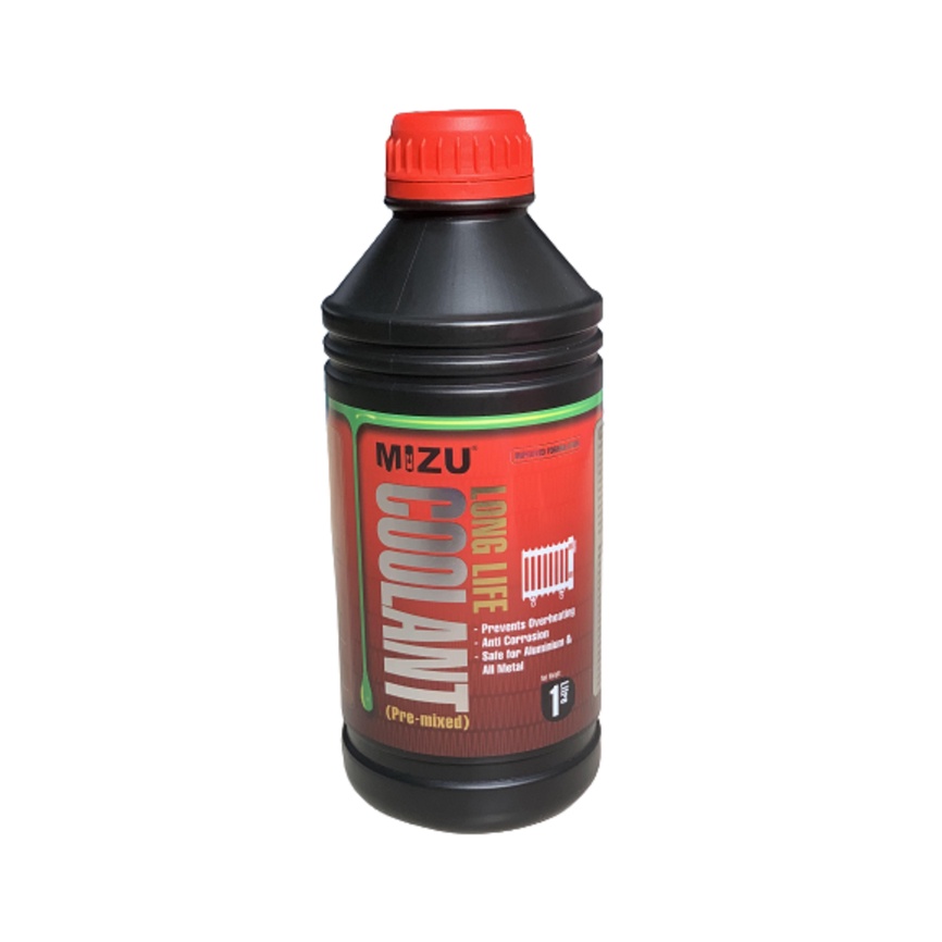 MIZU Pre-mixed Radiator Long Life Coolant 1L RED car motorcycle toyota ...