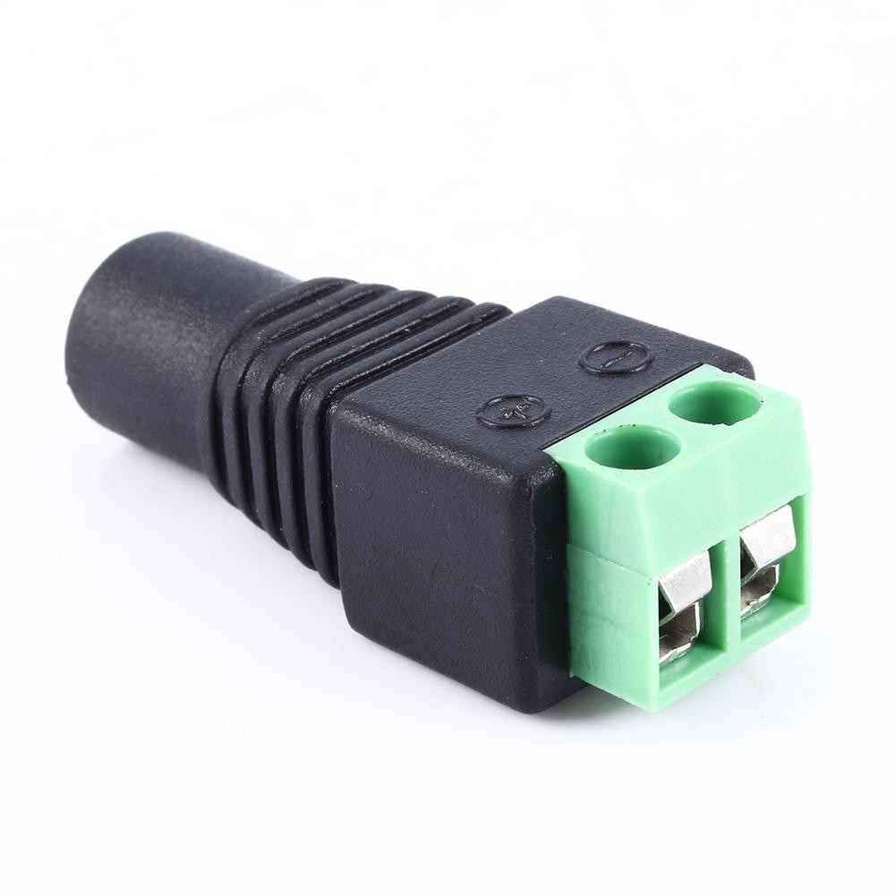 CCTV DC Plug 12V Power Plug 5.5 x 2.1 mm Female Connector DC Power Jack ...