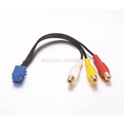 Av OUT adapter plug, car radio, remove the picture of the back screen ...