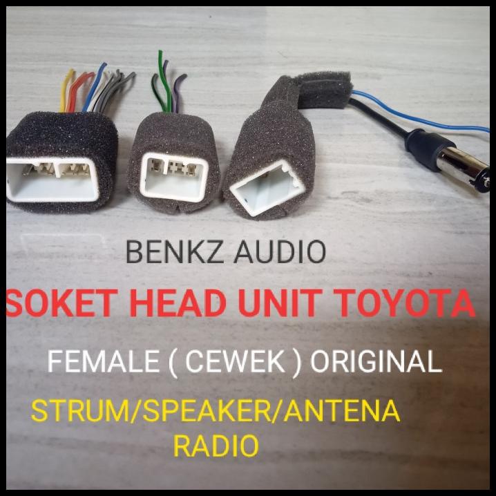 Original Plug N Play Toyota Girl or Female Head Unit Socket | Shopee ...