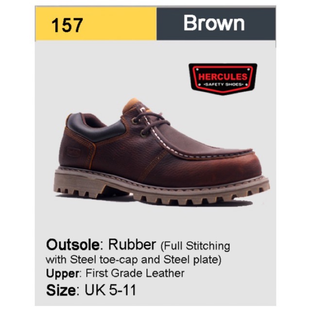 Safety Shoes Hercules R357(FS157)Kasut Keselamatan | Shopee Malaysia