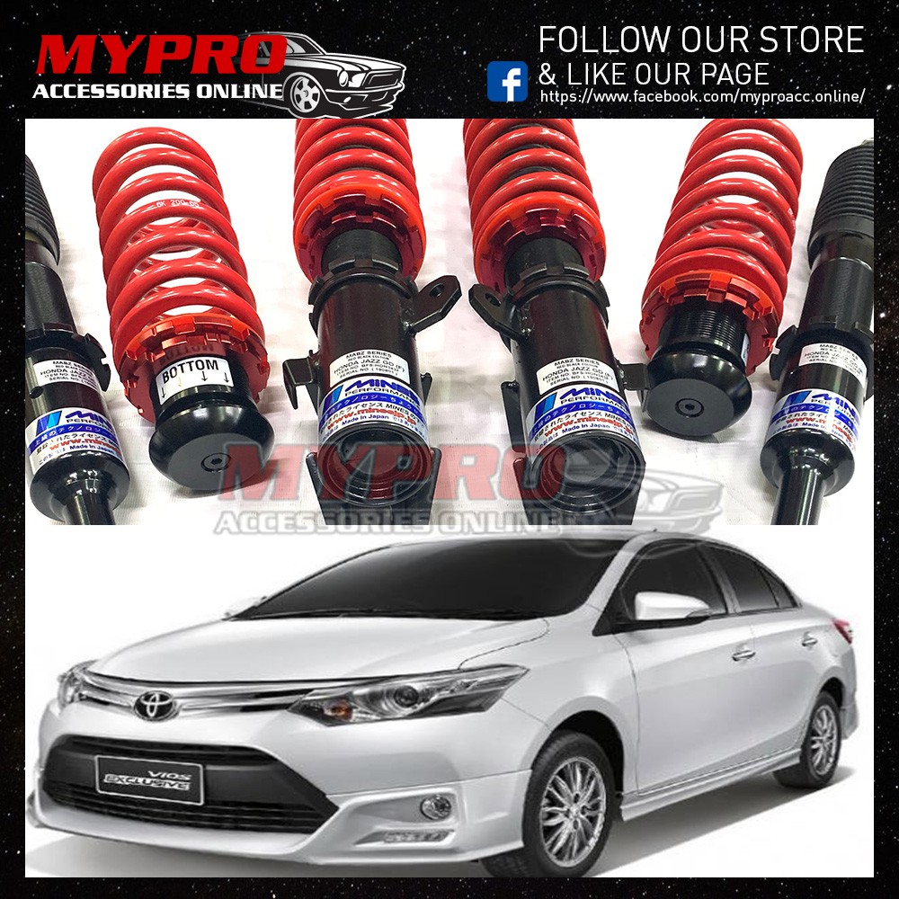 🔥adjustable🔥🇯🇵 toyota vios ncp150 🇯🇵 2013-2014-2019 mines hi lo body ...