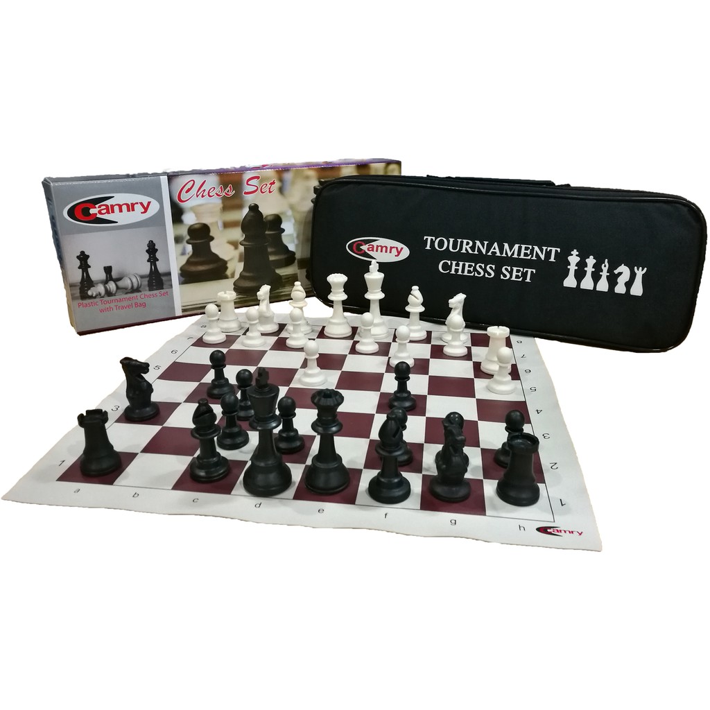 Camry Plastic Chess Set with Carry Bag | Shopee Malaysia