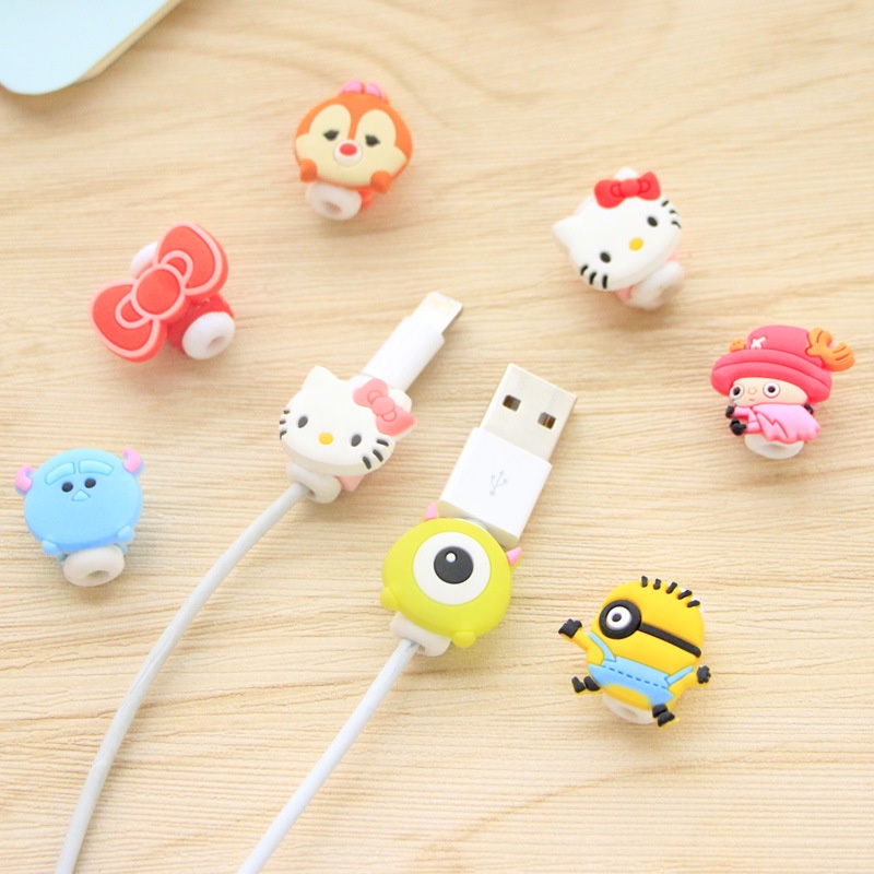 [READY STOCK] Cute Cartoon Cable Protector Charging Anti-Break Wire ...