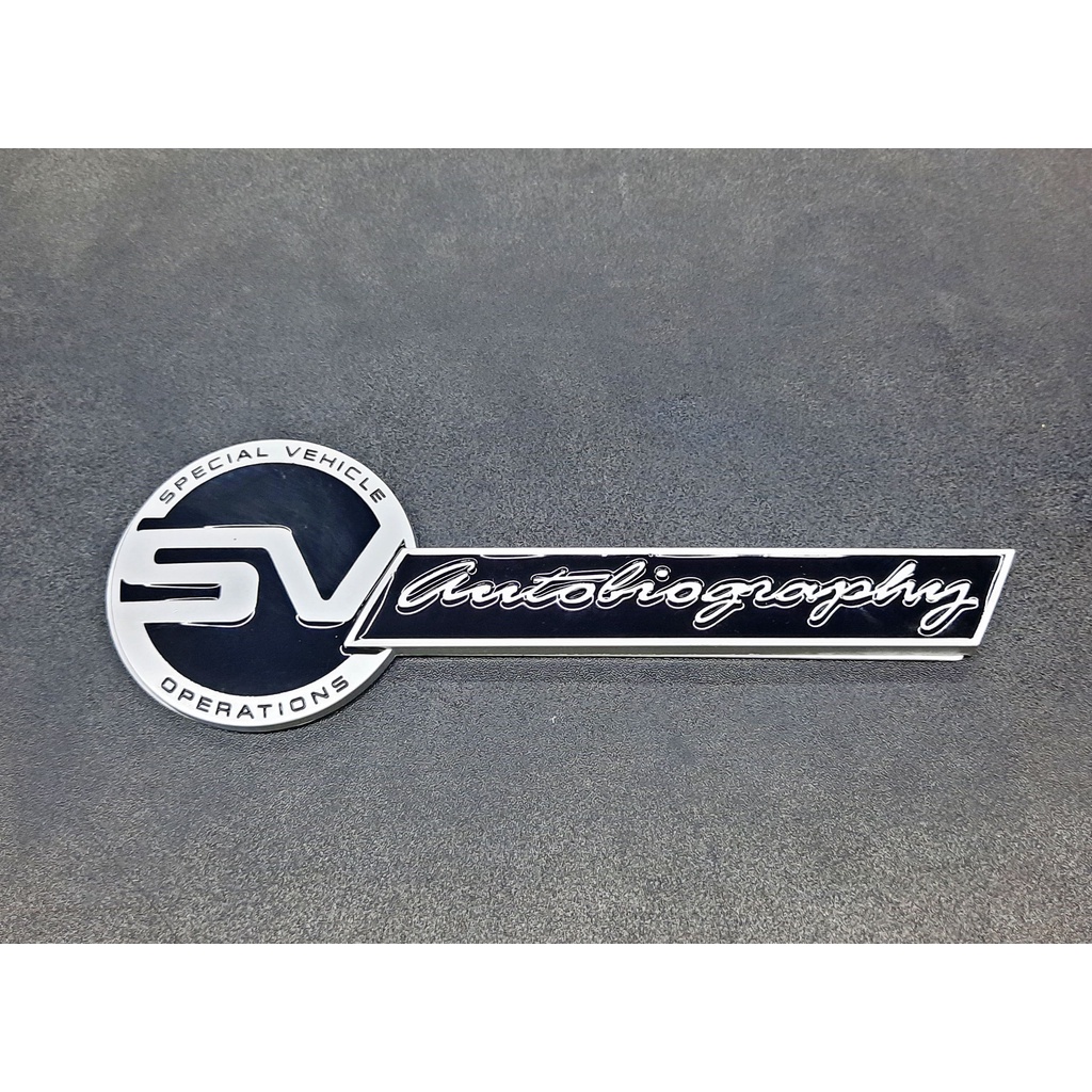 SV Autobiography Car Sticker Badge Decal Emblem For Range Rover ...